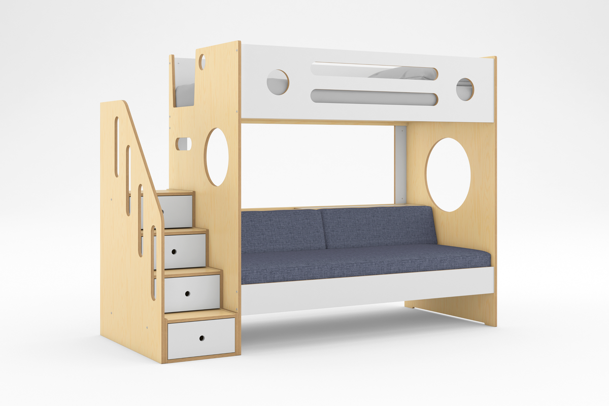 Buy a Marino Loft Daybed Bunk Bed with Stairs
