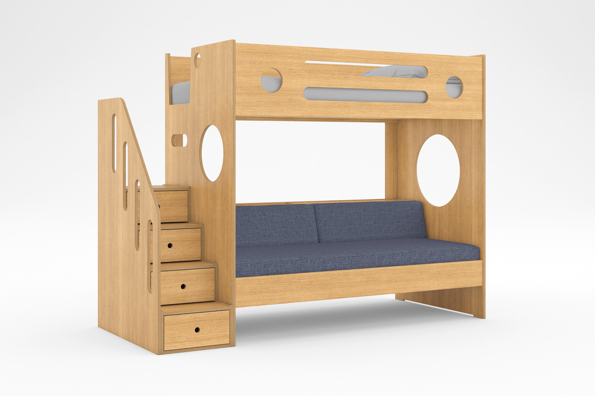 Buy a Marino Loft Daybed Bunk Bed with Stairs