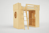Dumbo Modular Loft Bed with Ladder - Multifunctional